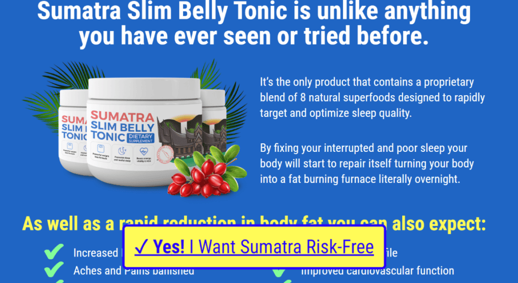 Sumatra Slim Belly Tonic Review | Octoguru